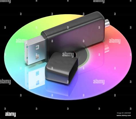 usb stick shows data storage of computer information backup of