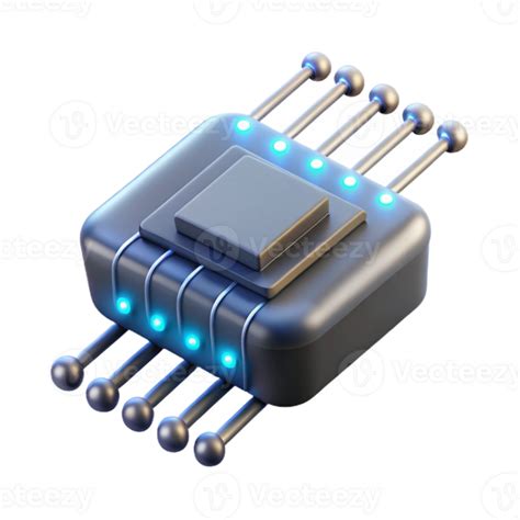 stunning abstract a single levitating microchip emitting binary code