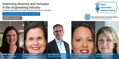 Fidic International Federation Of Consulting Engineers On Linkedin Engineering Diversity