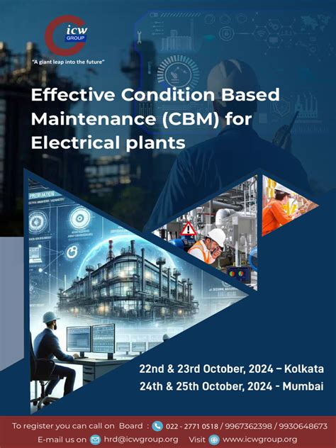 Effective Condition Based Maintenance Cbm For Electrical Plants Pdf