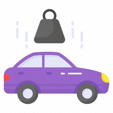 Car Accident Crash Heavy Weight Collision Warning Icon Download