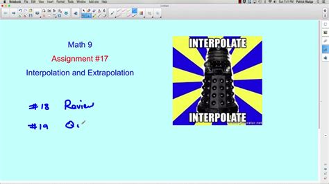 Interpolation And Extrapolation Youtube