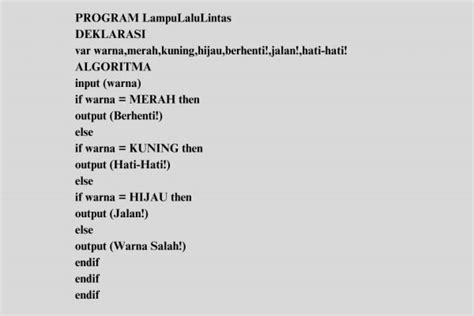 Contoh Contoh Algoritma Pseudocode Dalam Kehidupan Sehari Hari Lengkap Blog Mamikos