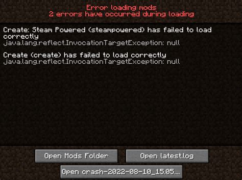 Create And Create Steam Powered Has Failed To Load Correcly · Issue