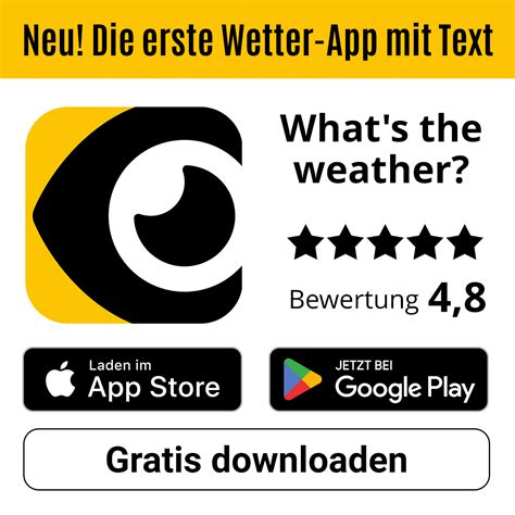 Gratis Wetterheute Whats The Weather App Downloaden