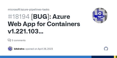 [bug] azure web app for containers v1 221 103 deployutility