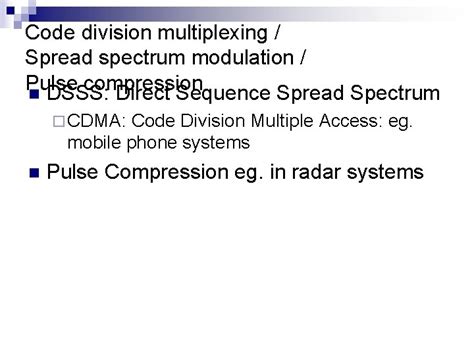 Communication Data Transfer Baseband Signals Line Coding