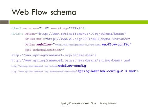 Spring Framework Web Flow Ppt