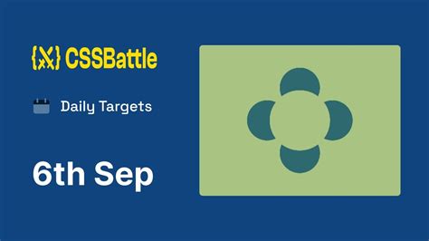 CSS Battle Daily Targets Th September Solution CSS Challenge YouTube