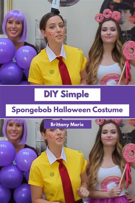 10 Diy Spongebob Costume Ideas For Unique And Fun Dress Up Crafted