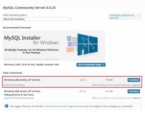 Learn MySQL Install MySQL Server Using A Noinstall Zip Archive