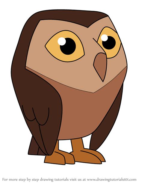 How To Draw Owlbert From The Owl House The Owl House Step By Step