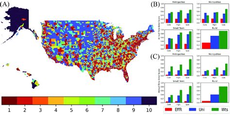 Map Of Us Census Tracts By Ruca Category A Map Of The Us Where
