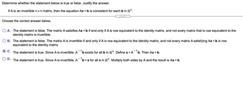 Solved Determine Whether The Statement Below Is True Or Chegg Com