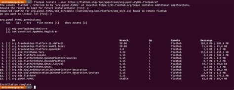 PyMOL Instala Python Molecular Graphics En Ubuntu Mediante Flatpak