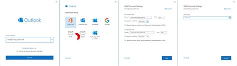 Configuring Outlook Alwaysdata Documentation
