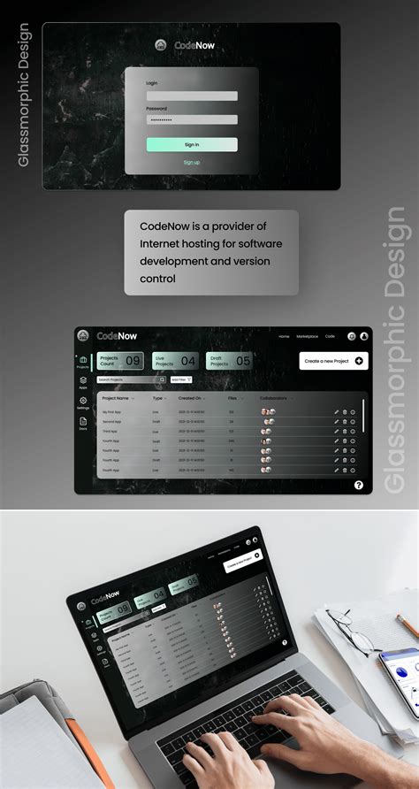 Glassmorphic Design On Behance