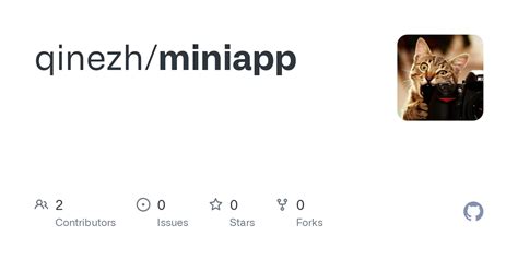 GitHub Qinezh Miniapp