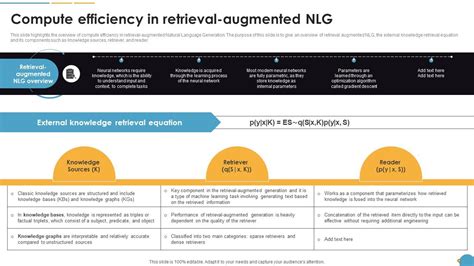 Compute Efficiency In Retrieval Augmented Nlg Natural Language Automation