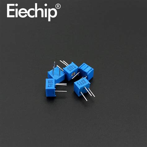 20pcs Lot 3362p Series Multi Turn Trimmer Potentiometer Variable Resistor 100r 200r 500r 1k 2k