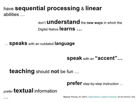 have sequential processing and linear