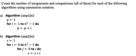 Solved Count the number of assignments and comparisons (all | Chegg.com