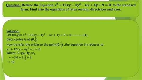 equation of second degree ppt