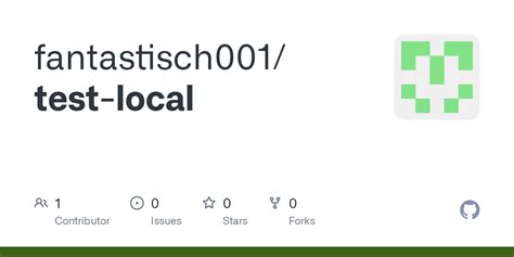 Github Fantastisch001test Local