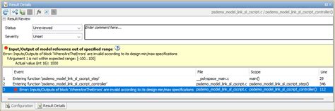 Verify If Input And Output Of Referenced Model Are Within Bounds Matlab And Simulink