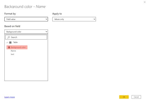 Powerbi How To Conditionally Format A Row Of A Table In Power Bi Dax