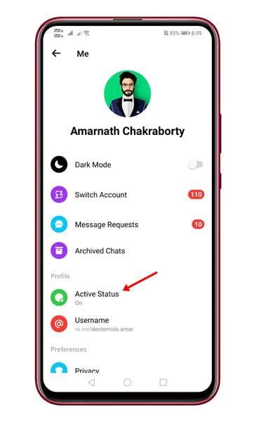 How To Hide The Active Status On Facebook Web Android
