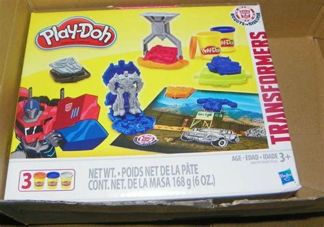 Play Doh Transformers Robots Disguise Activity Set With Play Mat 3 Tubs Doh New 3821416865