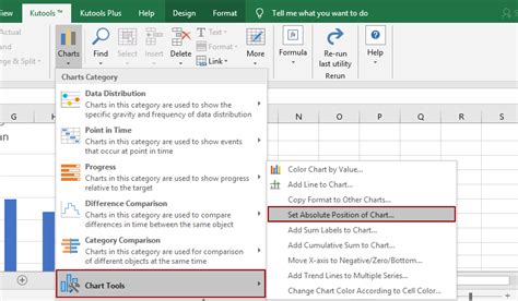 How To Set Absolute Position Of A Chart In Excel