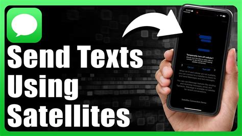 How To Send Text Messages On Iphone Using Satellites Youtube
