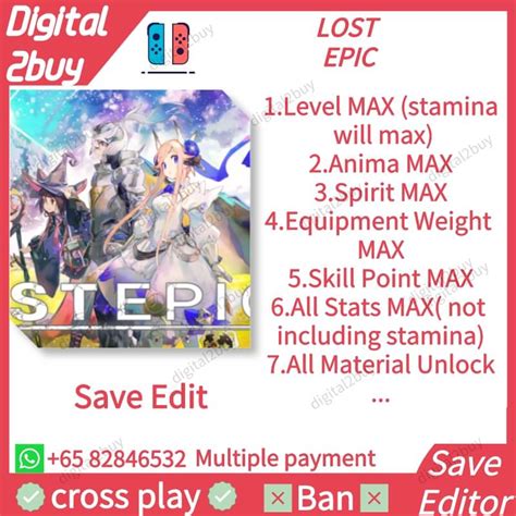 lost epic save editor lost epic save modding lost epic cheats