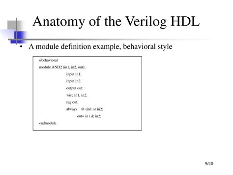Ppt Digital Design And Synthesis With Verilog Hdl Powerpoint