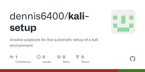 Kali Setup Setup Shell Md At Main Dennis6400 Kali Setup GitHub