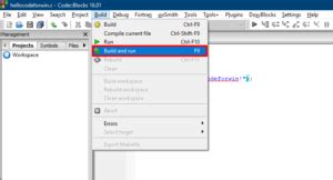 How To Create And Run C Program Using Codeblocks Codeforwin