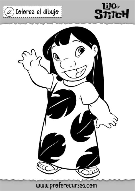 Dibujos De Lilo Para Colorear