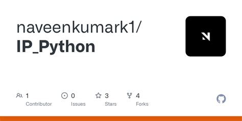 GitHub Naveenkumark IP Python