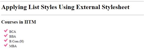 How To Display Images As Bullets In An Html List Programmingempire