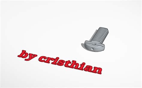 3d Design Nut And Bolt Figet Toy Tinkercad