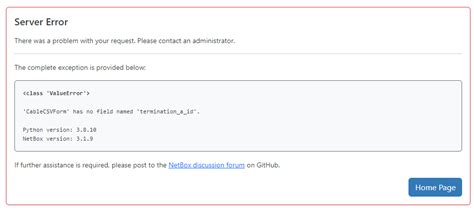 Having Issue With Cables Bulk Import · Netbox Community Netbox · Discussion 8890 · Github