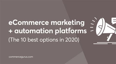 ECommerce Marketing And Automation Platforms In
