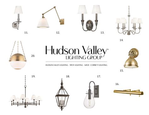 Lighting Selections With Hudson Valley Lighting Cambridge Home Company