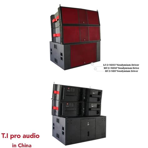 Pro Audio Speaker Horn Line Array System Sound Equipment Dual 15 Inch