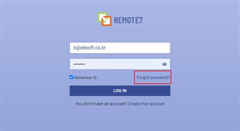 Password Retrieval Remote7