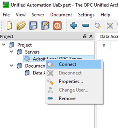 How To Configure The Opc Ua Server For Adroit 10 And Maps 4 Smartui