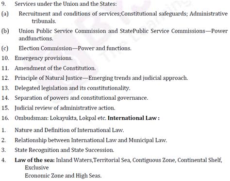 Upsc Law Syllabus For Ias Mains 2023 Download Ias Law Optional Syllabus