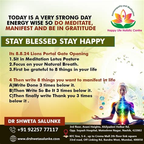 dr shweta salunke on linkedin 🌟 today is a powerful day for manifestation and gratitude 🌟 it s…